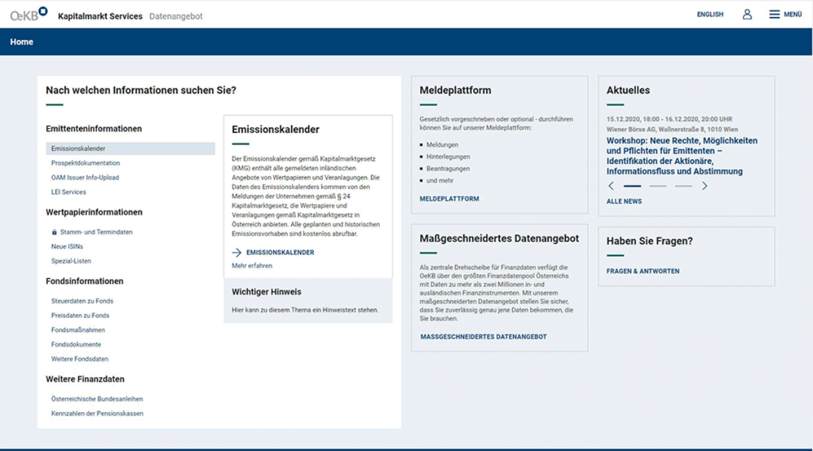 my.oekb: die neue Kundenplattform der OeKB
